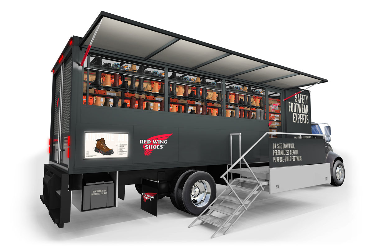 Red Wing Mobile Store - Daniel Beech Design