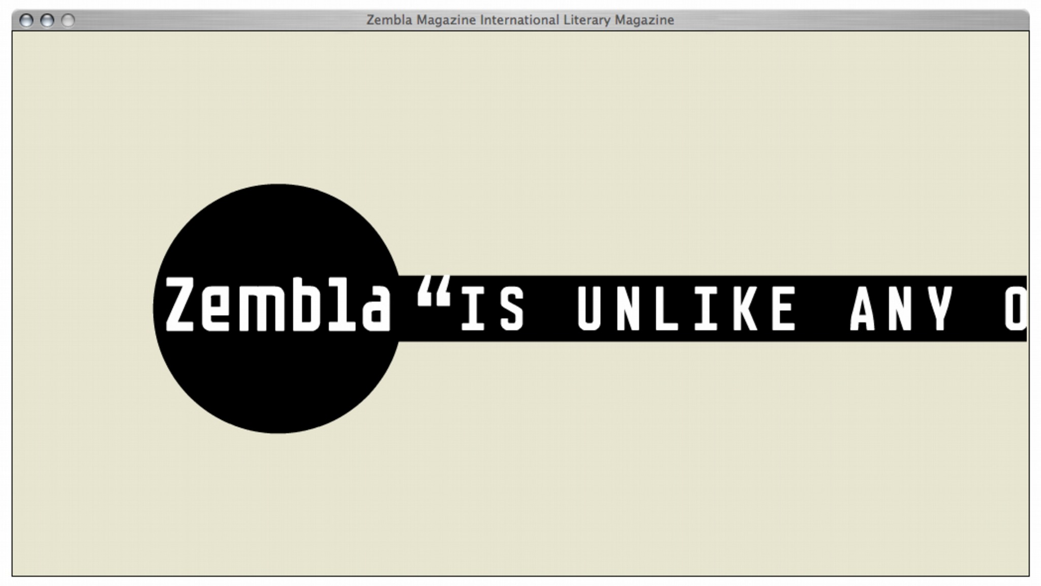 Zembla Magazine online - ukalipt