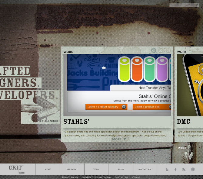 Grit Website Redesign - cellar8 design