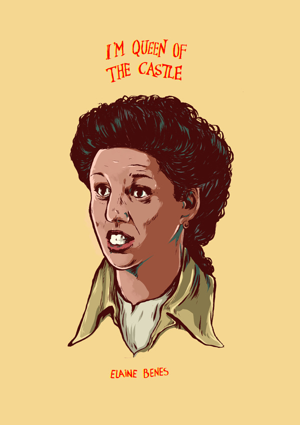Seinfeld Characters Portraits - Nicolae Negura
