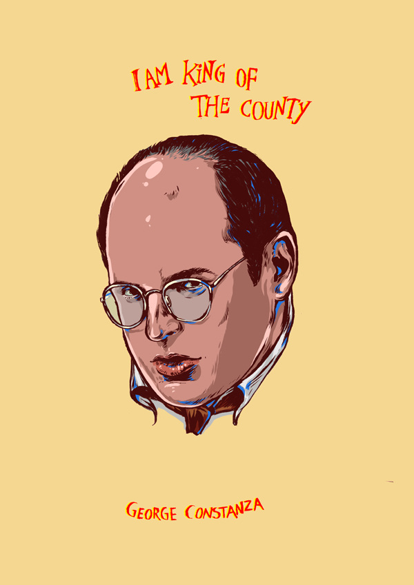 Seinfeld Characters Portraits - Nicolae Negura