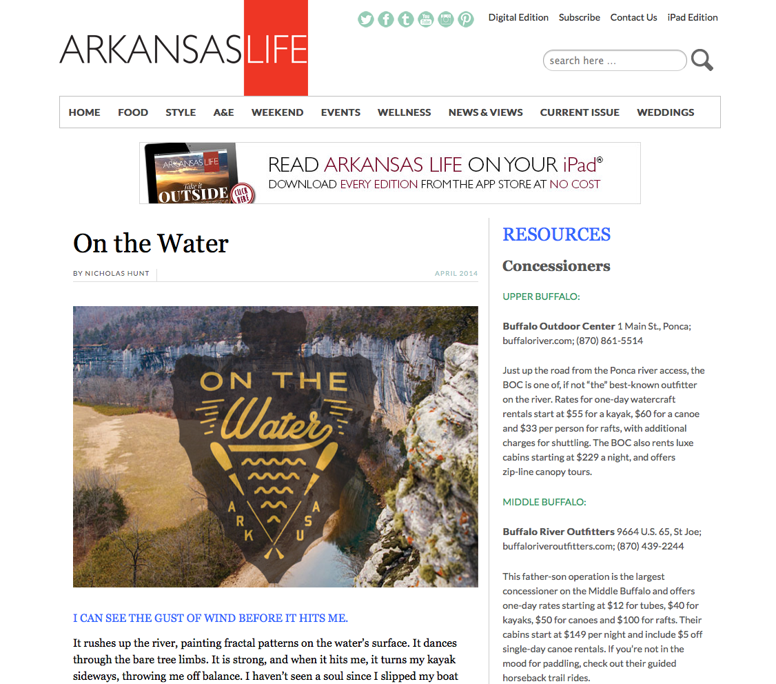 Arkansas Life magazine Icons - Stricklandesigns