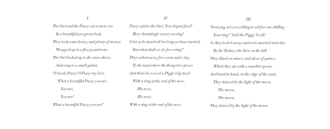 The Owl & the Pussy-cat - Jemima Phelps