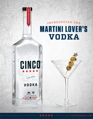 Cinco Vodka - Steve Dean