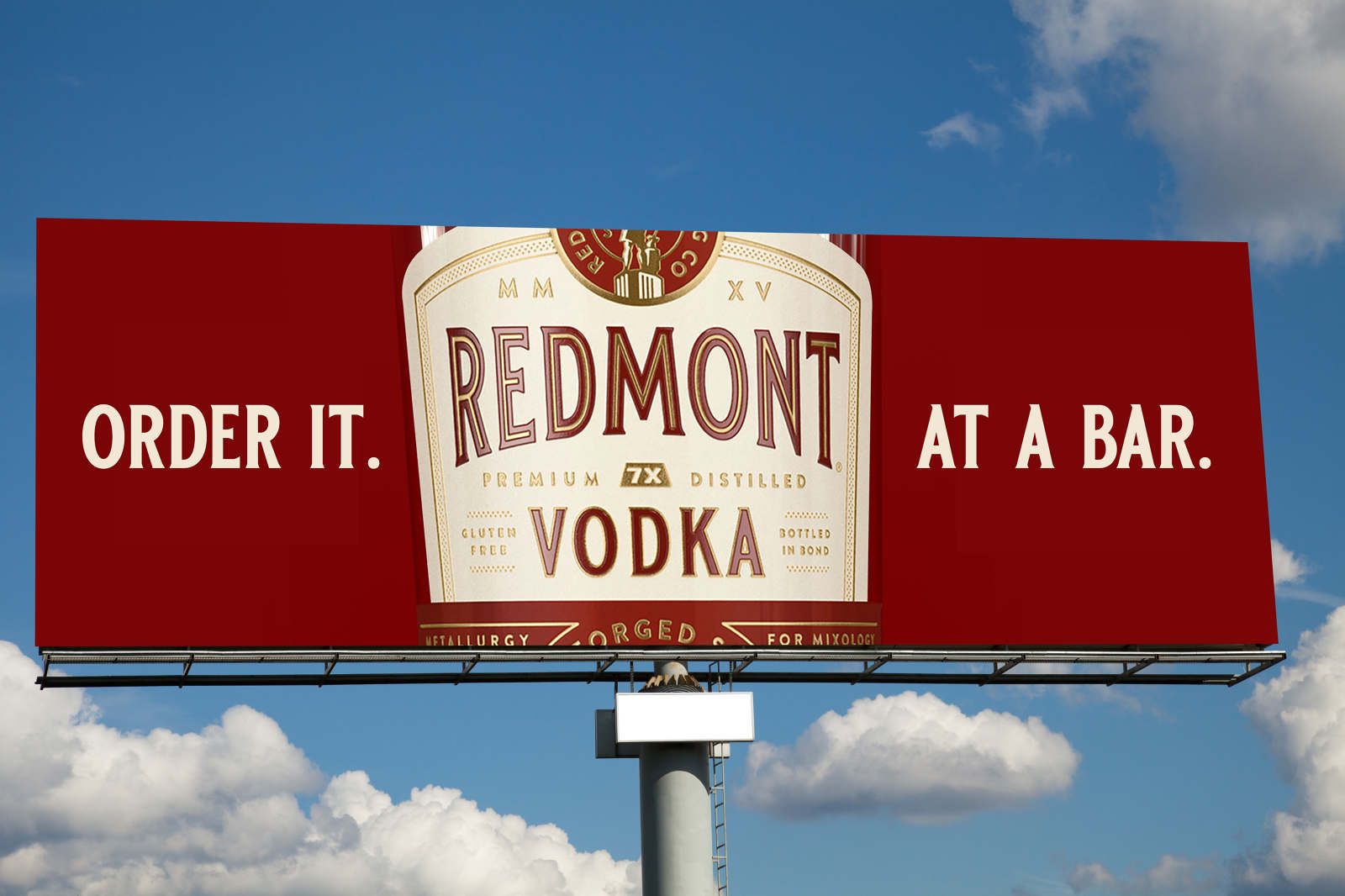 Redmont Vodka - patton smith. writer person.