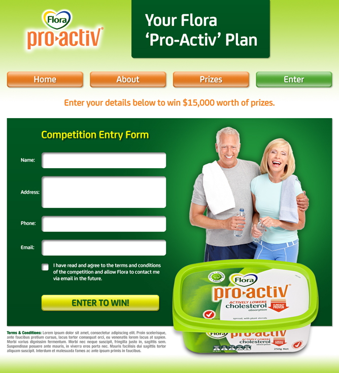 Flora Pro-Activ - Conway Design