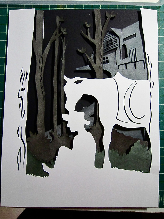 Paper cut Illustration - monolustration