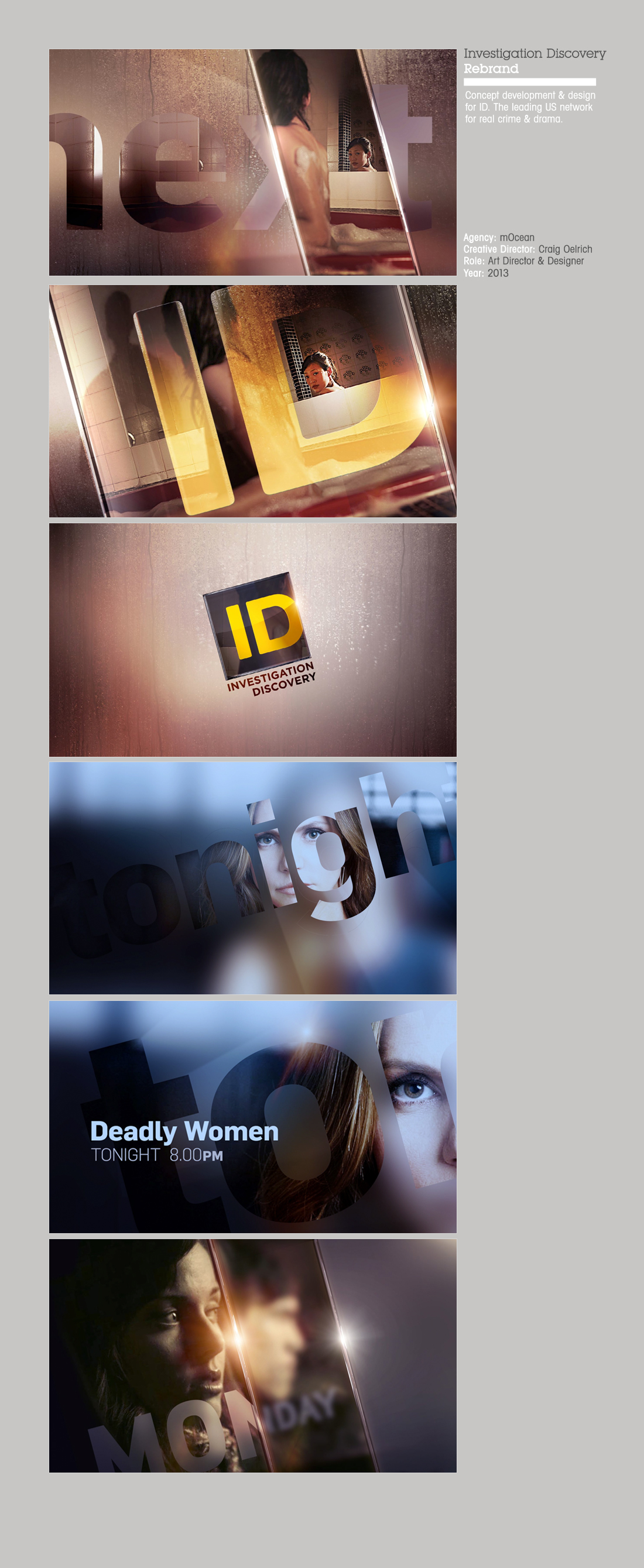 INVESTIGATION DISCOVERY REDESIGN I - julia david | design & art direction
