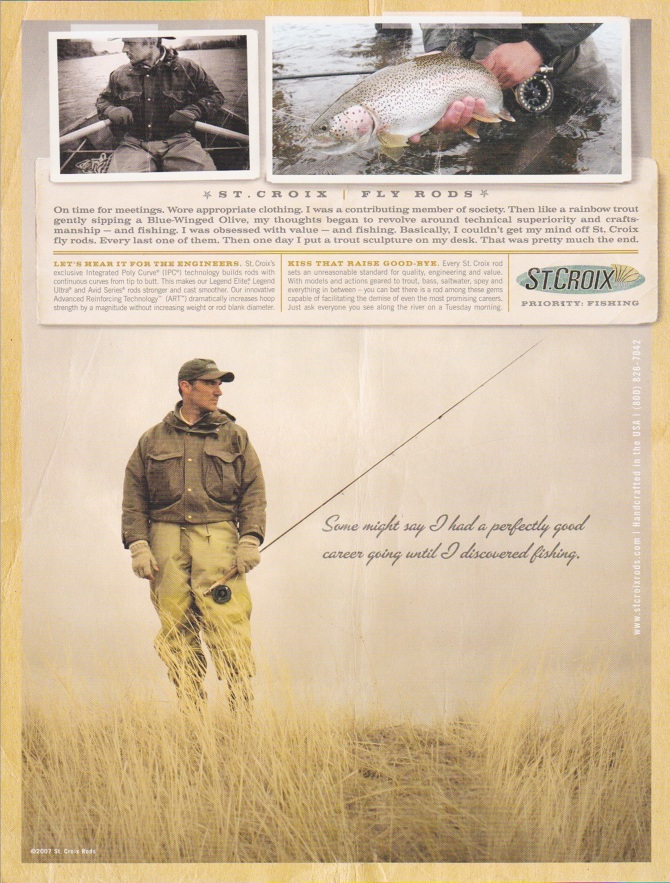 St. Croix Rods - Walt Burns Creative Director/Copywriter