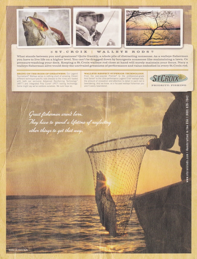 St. Croix Rods - Walt Burns Creative Director/Copywriter