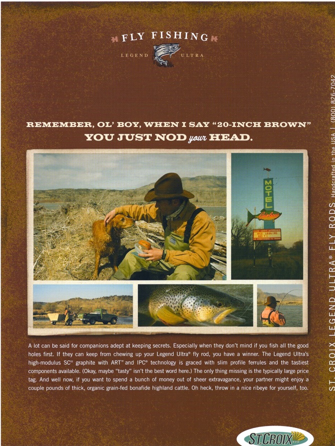 St. Croix Rods - Walt Burns Creative Director/Copywriter