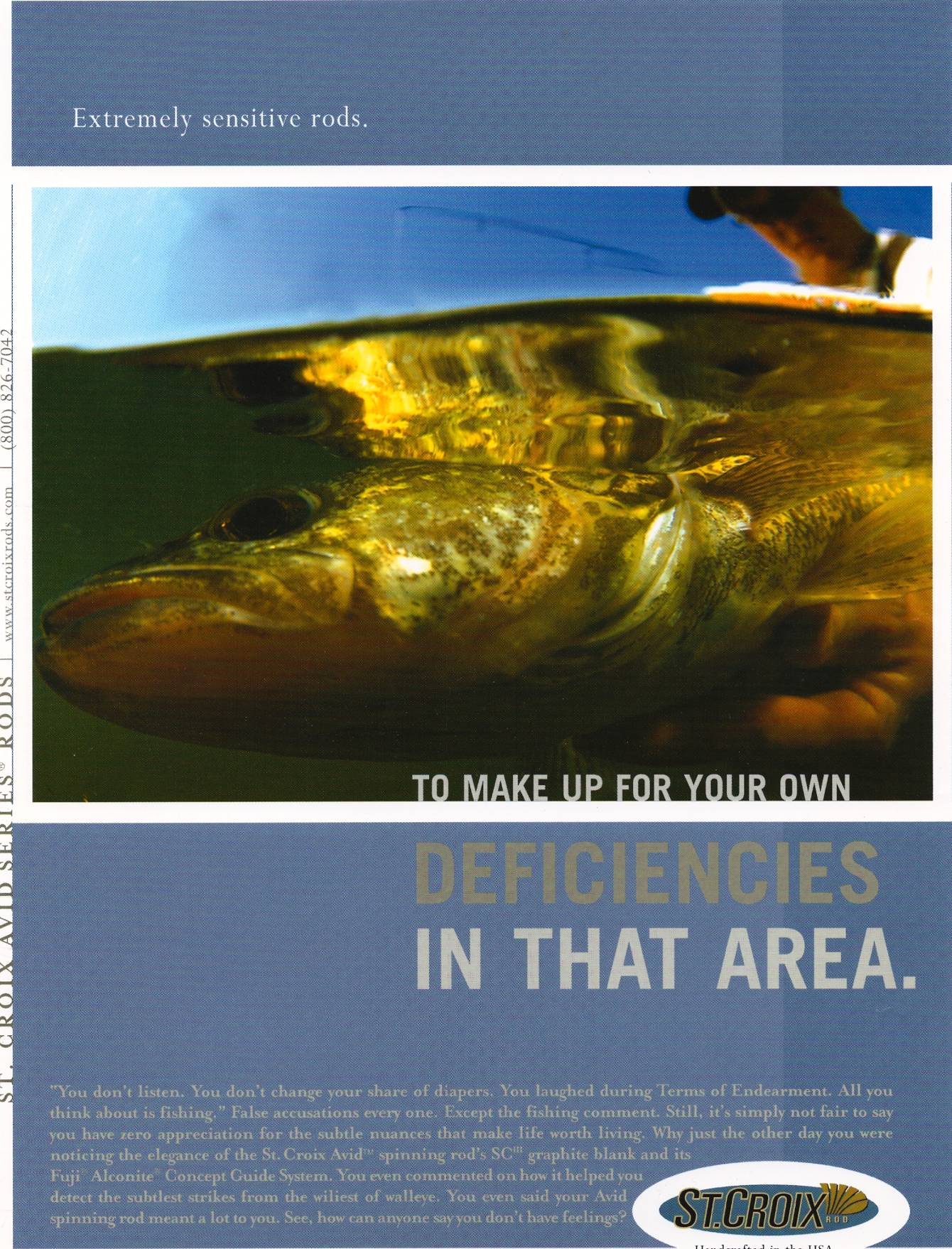 St. Croix Rods - Walt Burns Creative Director/Copywriter