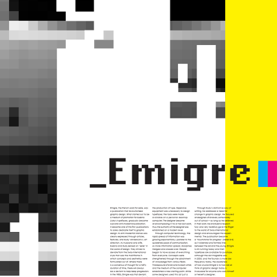 Landmark Poster: Emigre