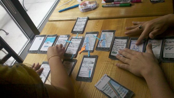 UX-Bart Paper Prototype - Jaimee Dunning's Portfolio