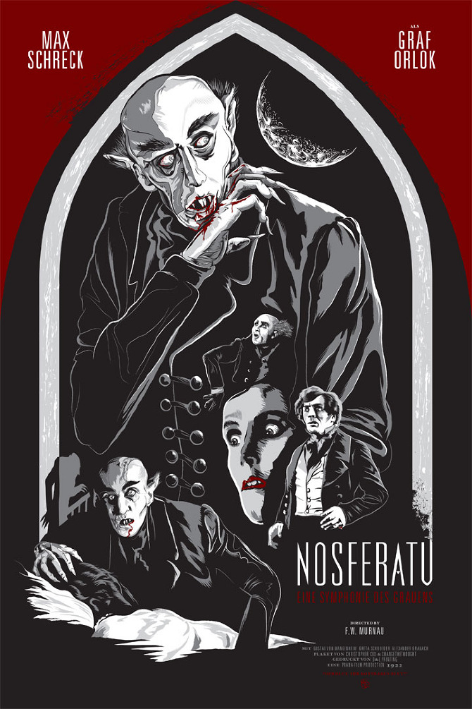 Nosferatu Poster - Christopher Cox Illustrates