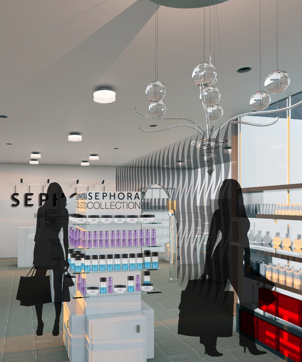 Retail - Sephora Pop-Up - Andrea Coleman Interior Design
