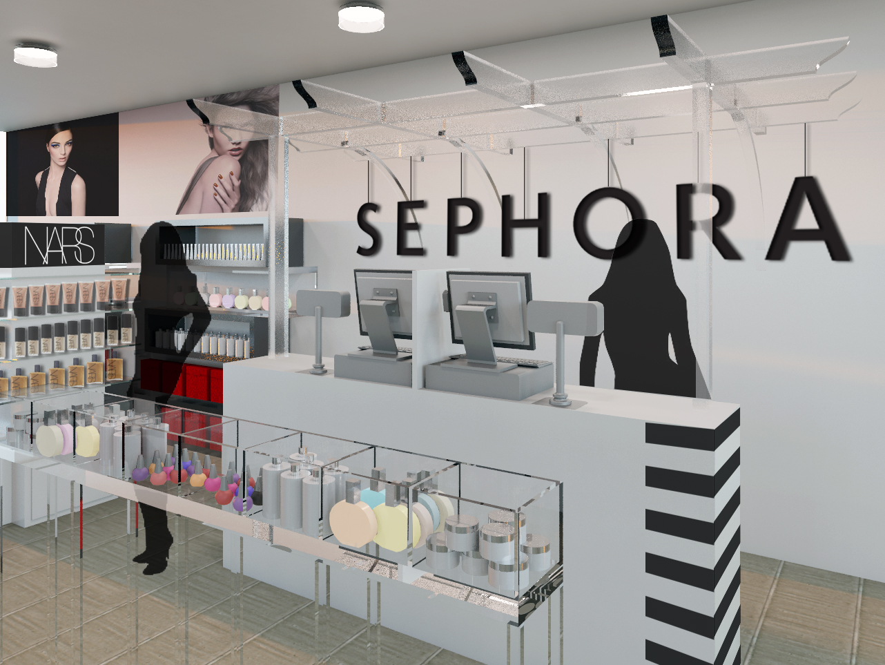 Retail - Sephora Pop-Up - Andrea Coleman Interior Design