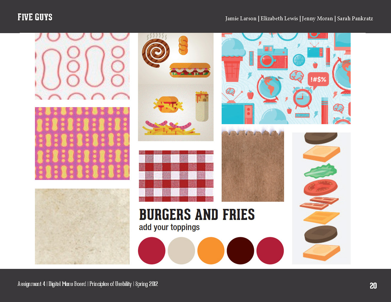 Five Guys Tableside POS Design - Jamie Larson Portfolio