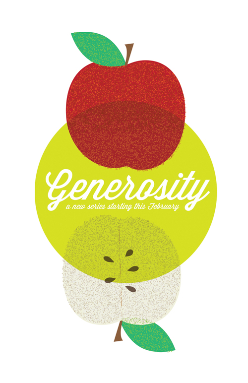Generosity - A Sermon Series - rojo foto//design