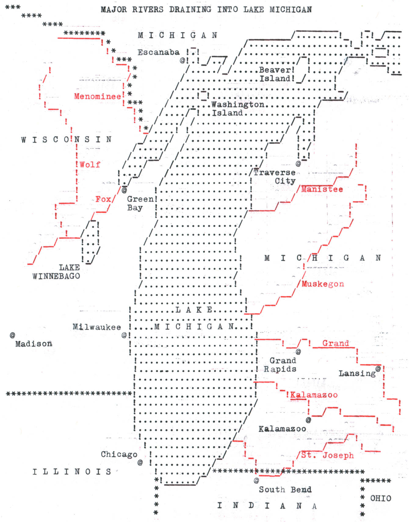 Typewriter Maps - somethingaboutmaps
