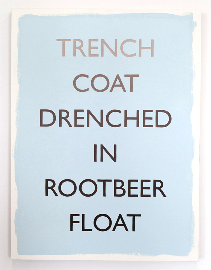 Trench Coat Drenched In Rootbeer Float - Ben Skinner