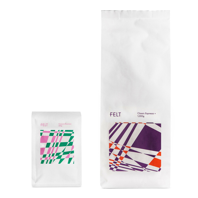 brand identity for FELT - studio fnt