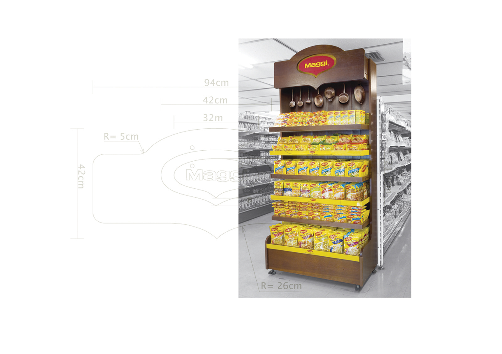 maggi display zaffari - lianachiapinotto