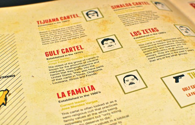 Drug Cartel Information Graphics - nicoledurkin