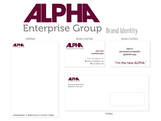 ALPHA Enterprise Group - Ameer Carter | Graphic, Web, Interactive Designer