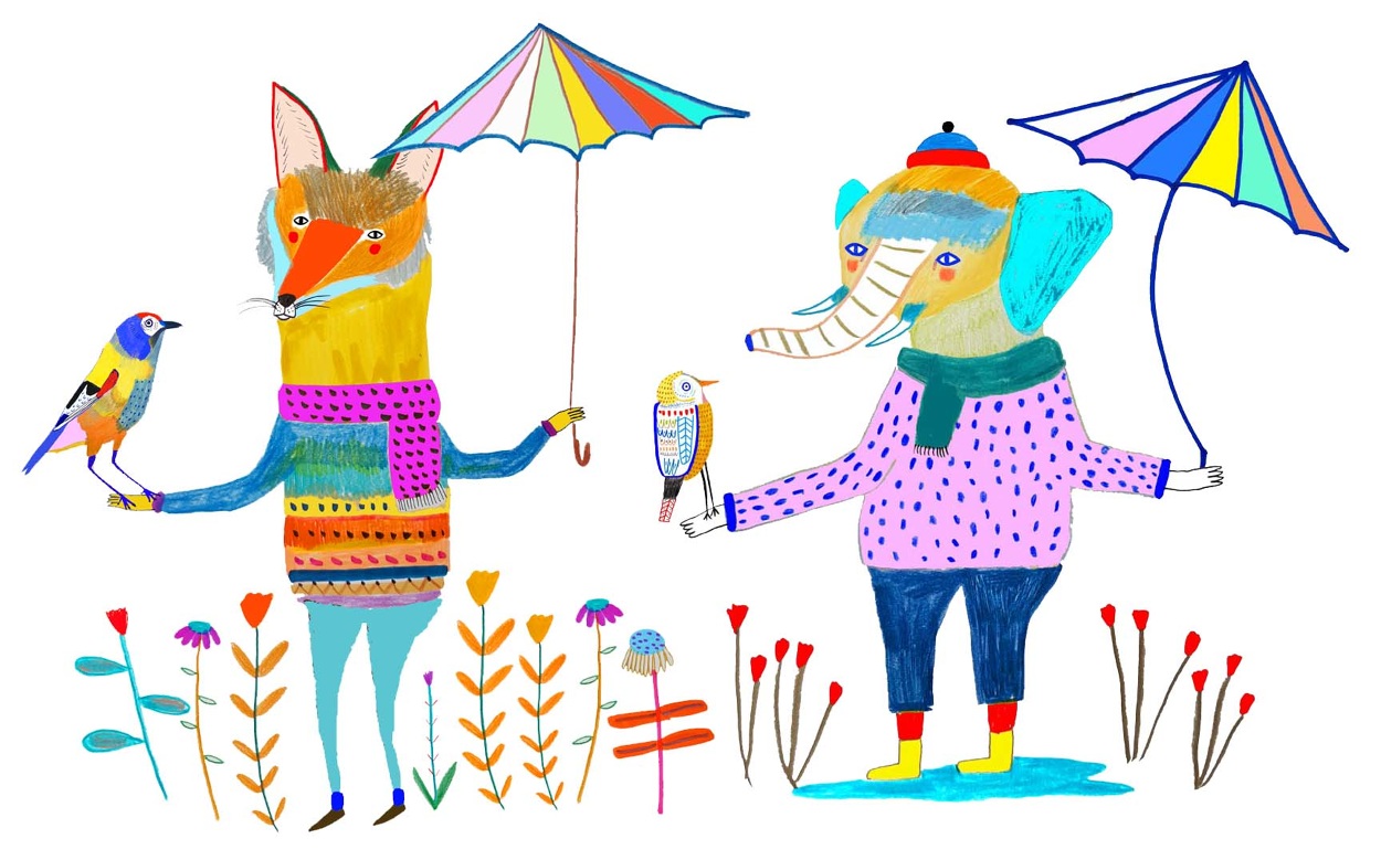 elephant art, kids illustrator, wall art, prints, children's ...