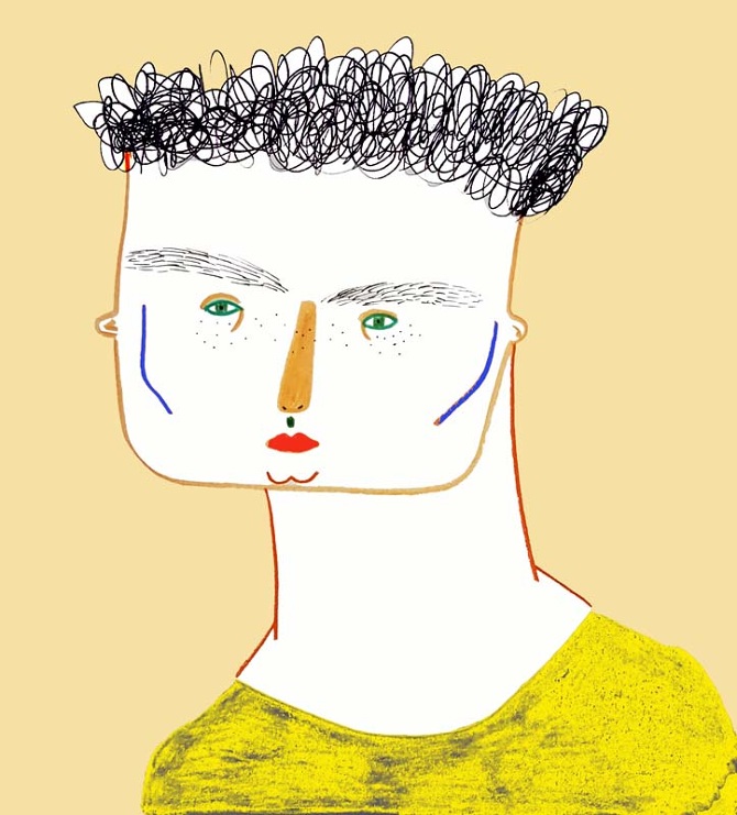 people illustration - Ashley Percival Illustration