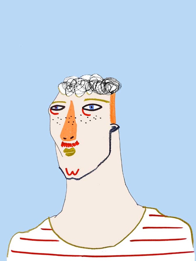 people illustration - Ashley Percival Illustration