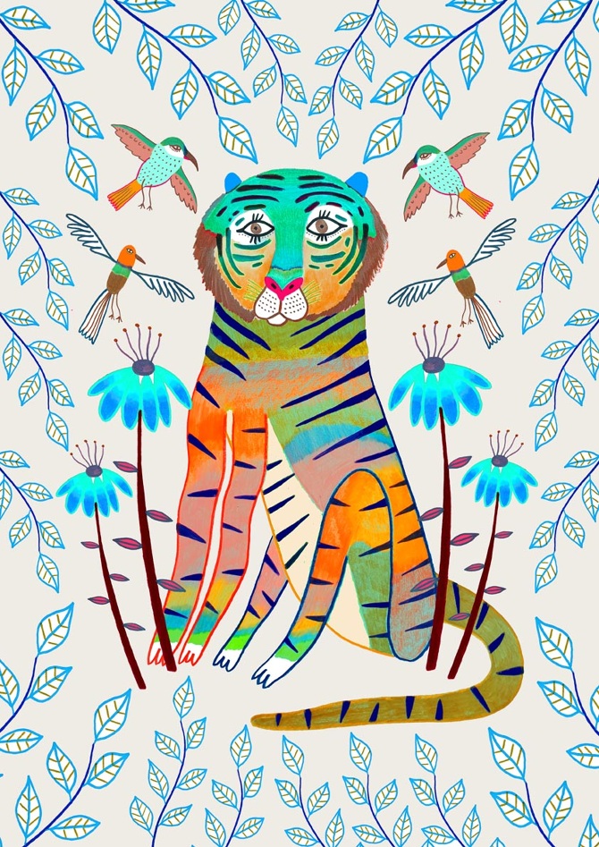tiger illustration, illustrator, illustration. - Ashley Percival ...