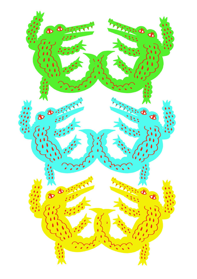 crocodile pattern design, crocodile illustration, animal pattern ...
