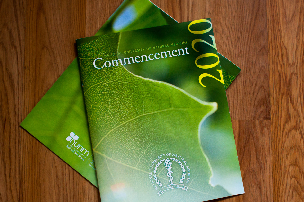 2020 NUNM Commencement Program - vanessa morrow | design + photo portfolio