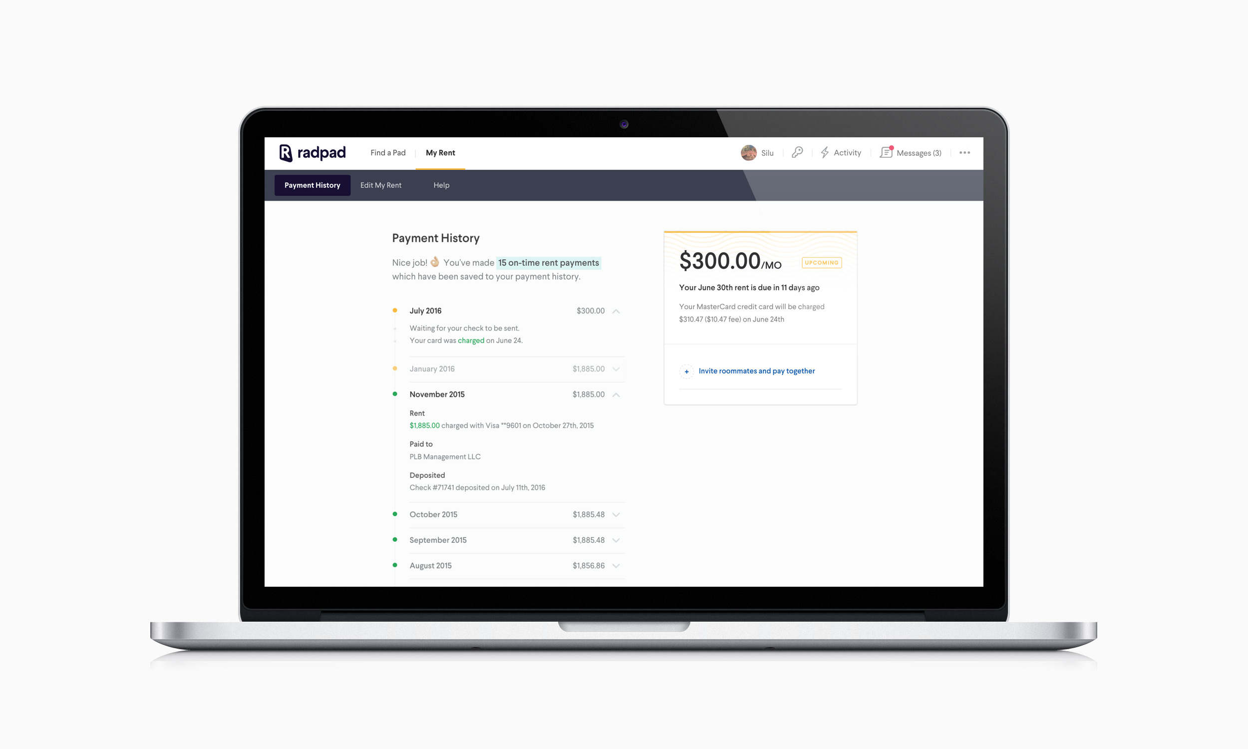 RadPad - Justin Mather | UI Engineer