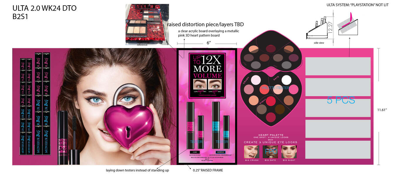 Ulta New concept Custom wall - Stella Creative Solutions