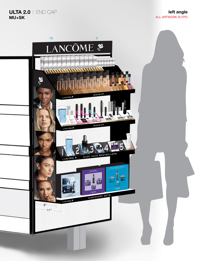 Ulta New concept Custom wall - Stella Creative Solutions