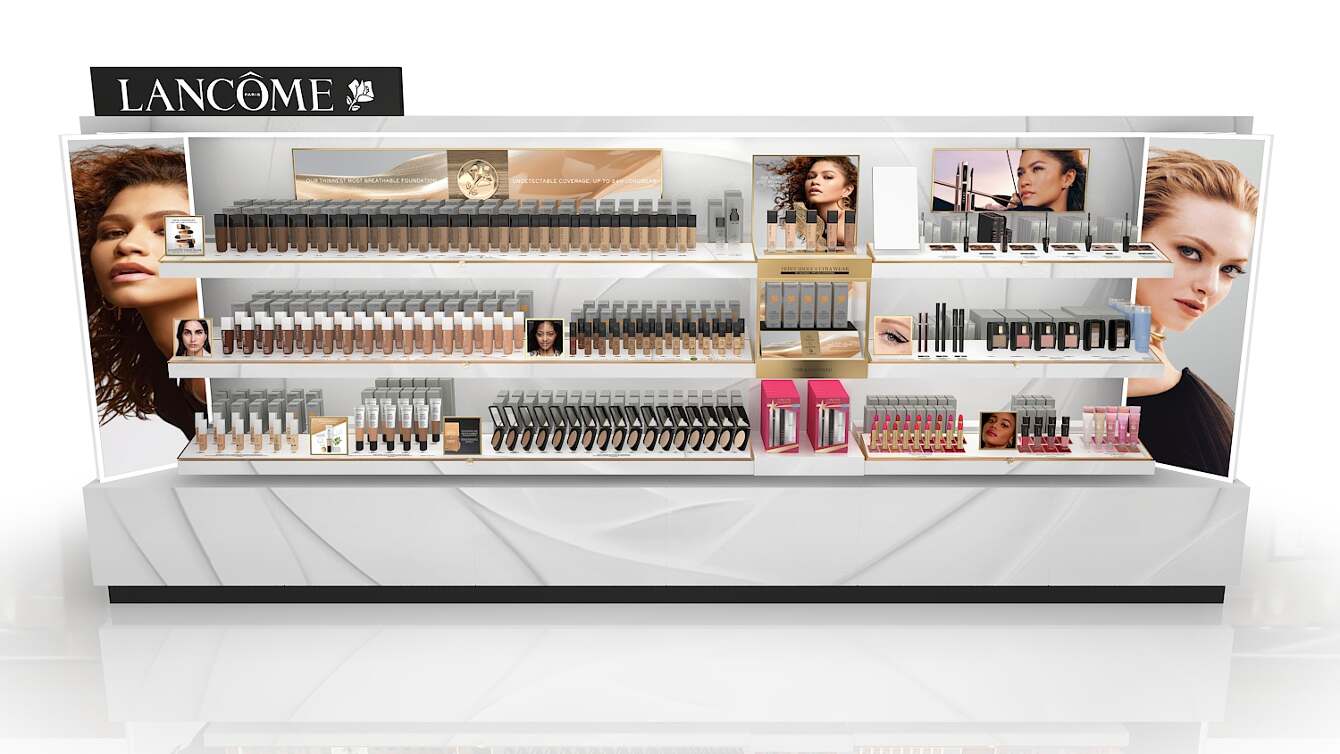 Ulta 2 sided Iconic gondola launch - Stella Creative Solutions