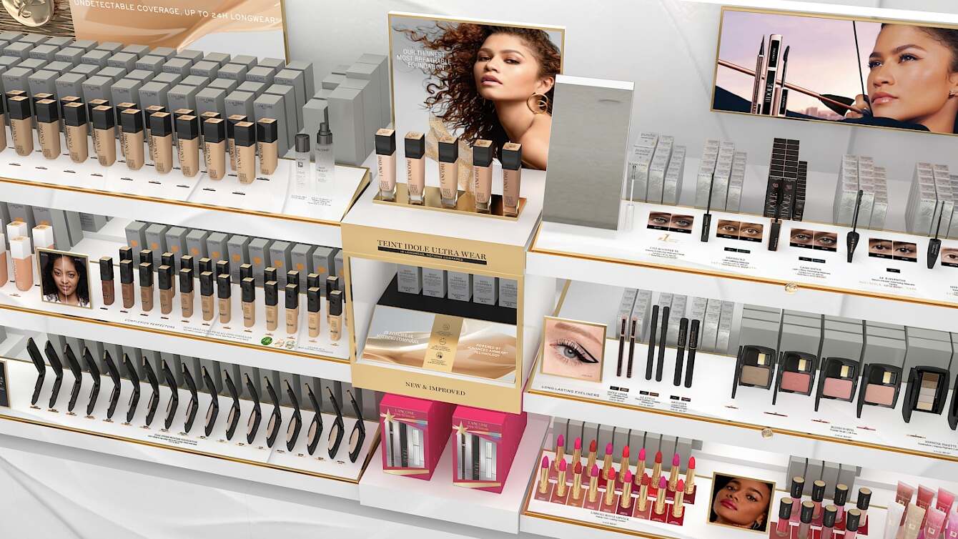 Ulta 2 sided Iconic gondola launch - Stella Creative Solutions