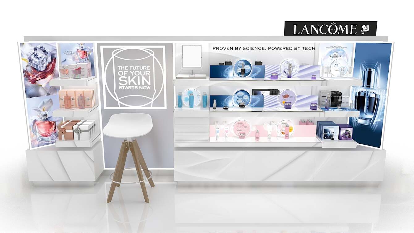 Ulta 2 sided Iconic gondola launch - Stella Creative Solutions