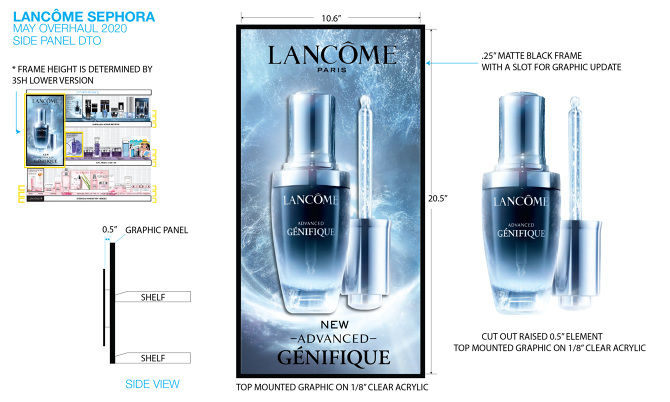 Sephora skincare gondola Overhaul - Stella Creative Solutions