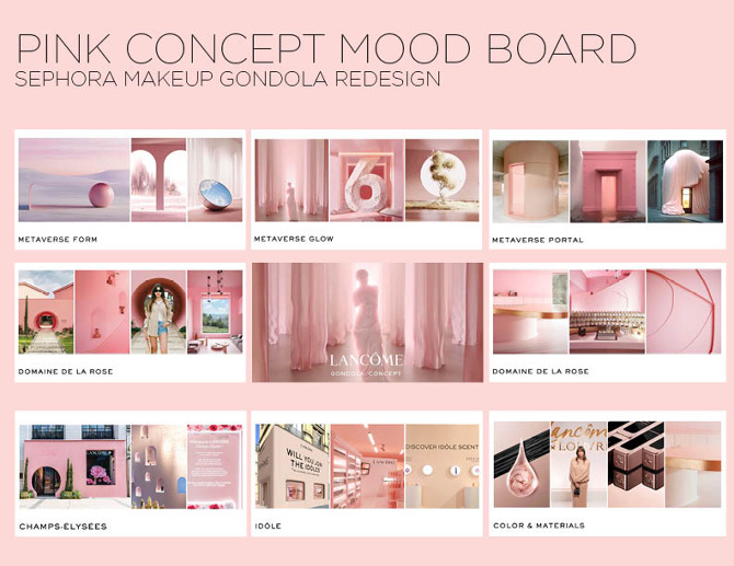 Lancome 2024 Pink concept - Stella Creative Solutions
