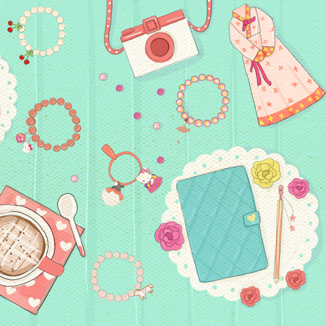 Hanaru Park - Dinda Puspitasari illustration portfolio