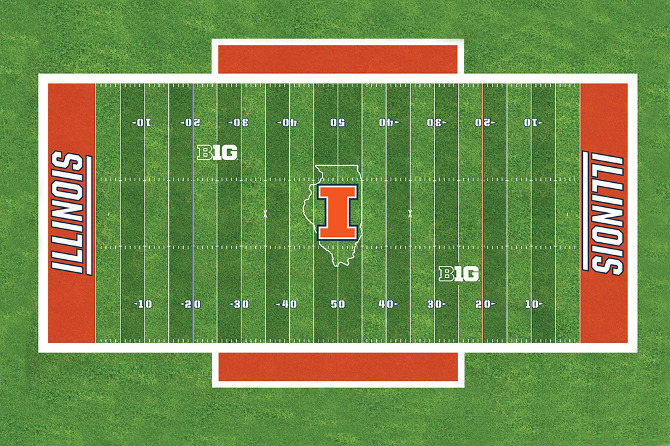Memorial Stadium Turf Design - willwyssdesign.com