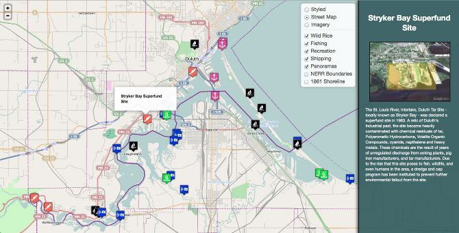 St. Louis River Estuary Deep Map - Max Cartography