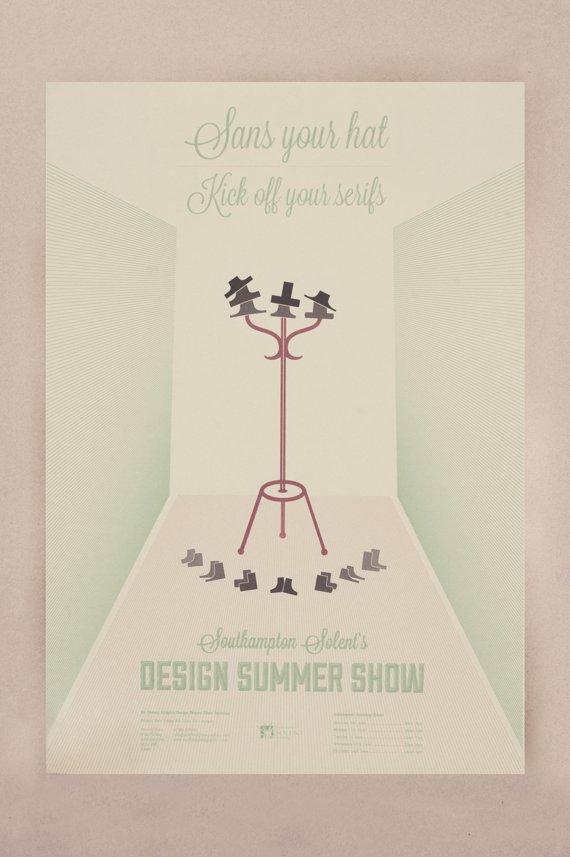 Degree Show Poster - Steven Scott Creative
