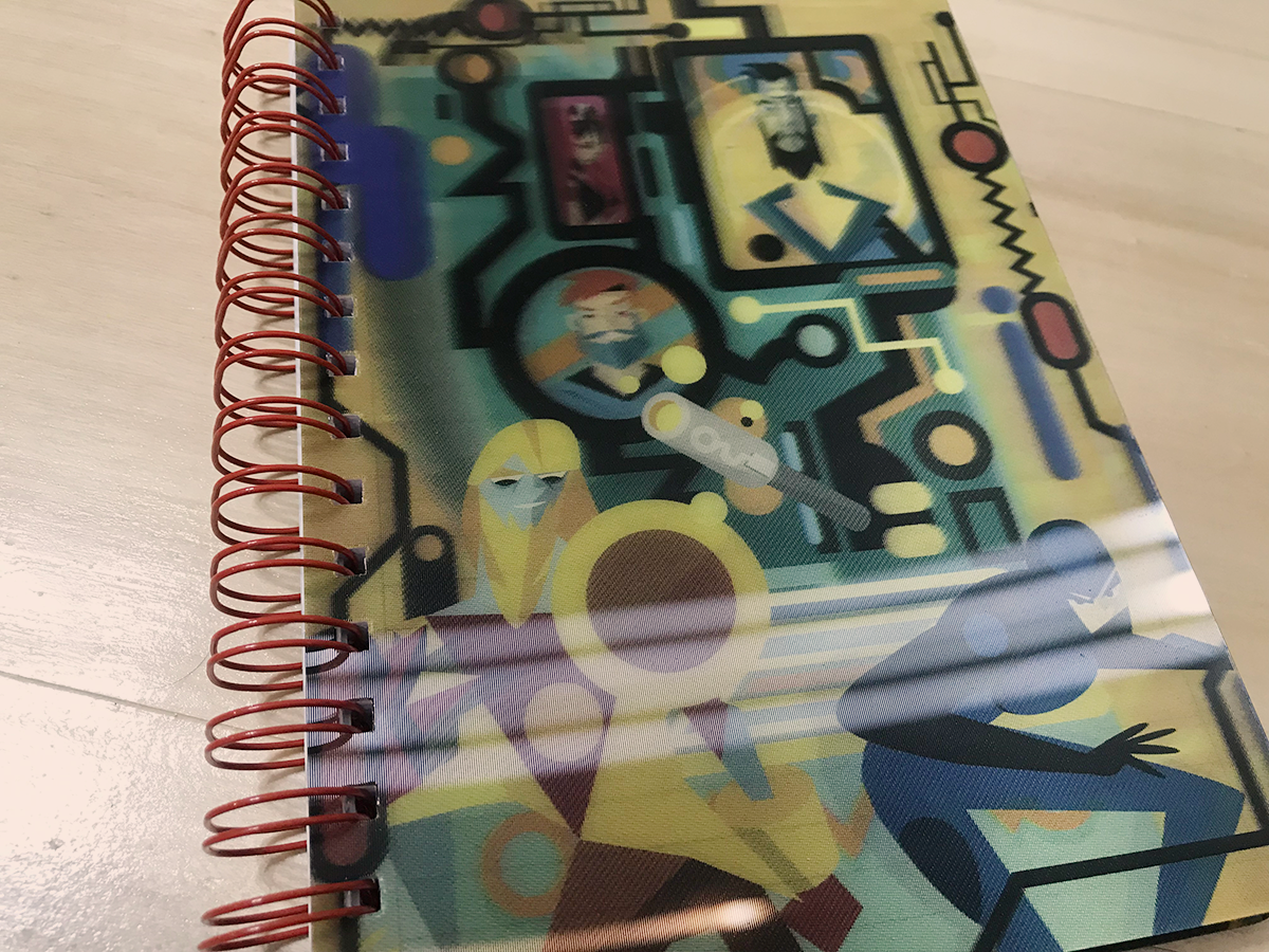 Lenticular notebooks - patriciooliver
