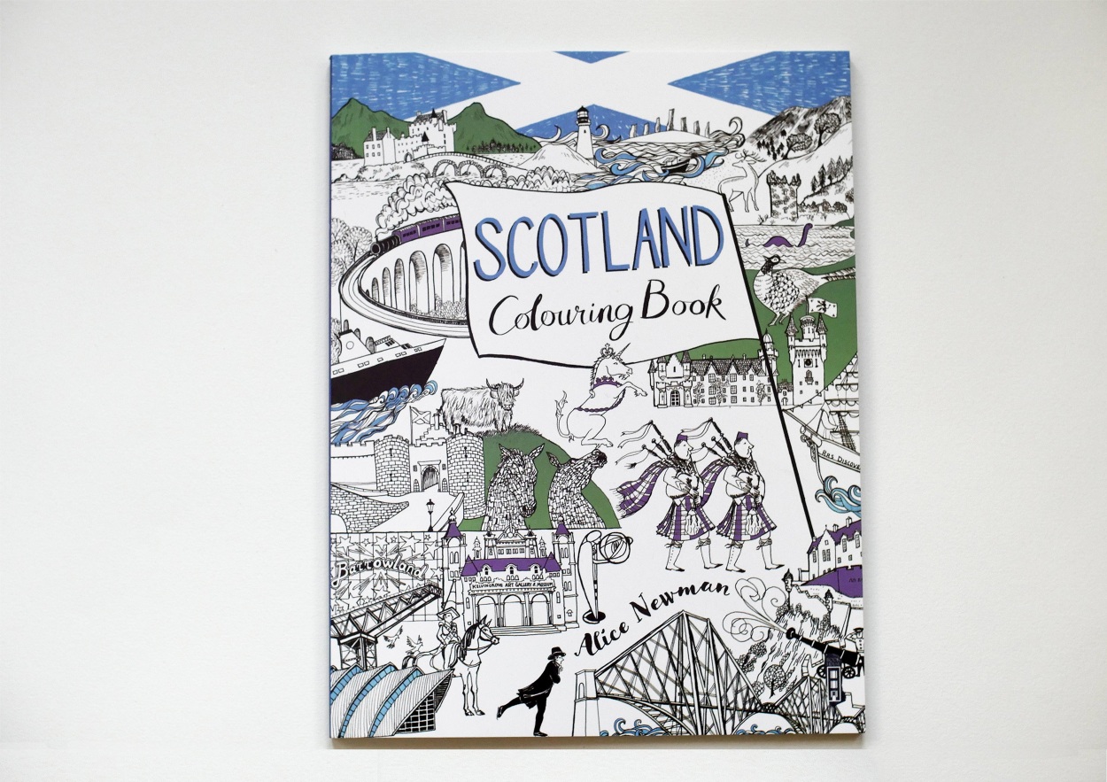 Scotland Colouring Book - Alice Newman | Illustration & Printmaking