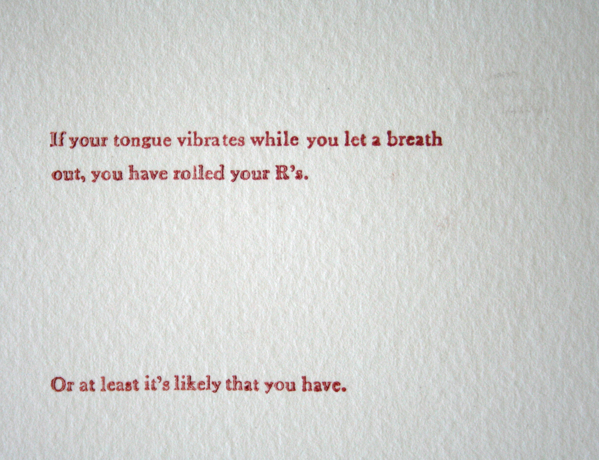 How to Roll Your R's - Liz Novoa